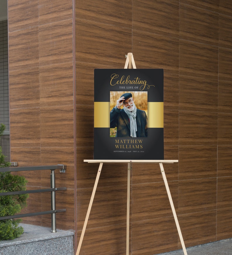 Funeral Welcome Sign Template Instant Download Funeral - Etsy