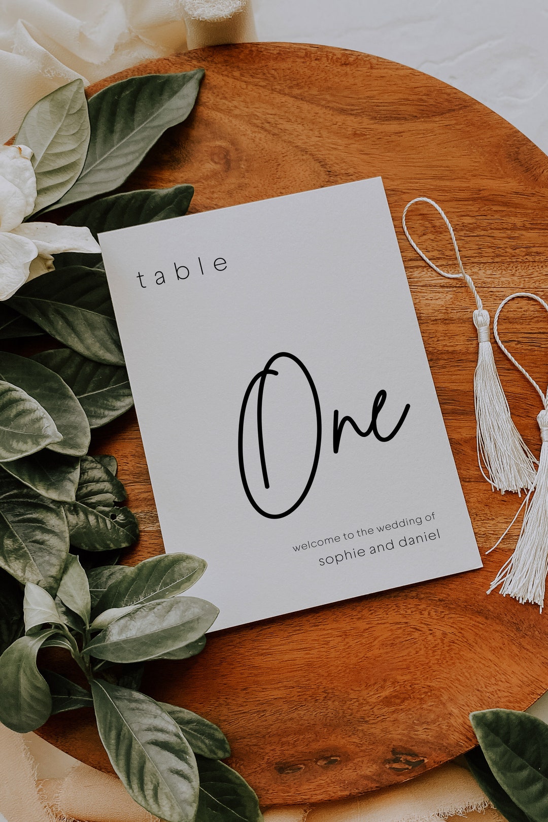 Table Number Template, Table Names Template, Boho Table Names, Modern ...