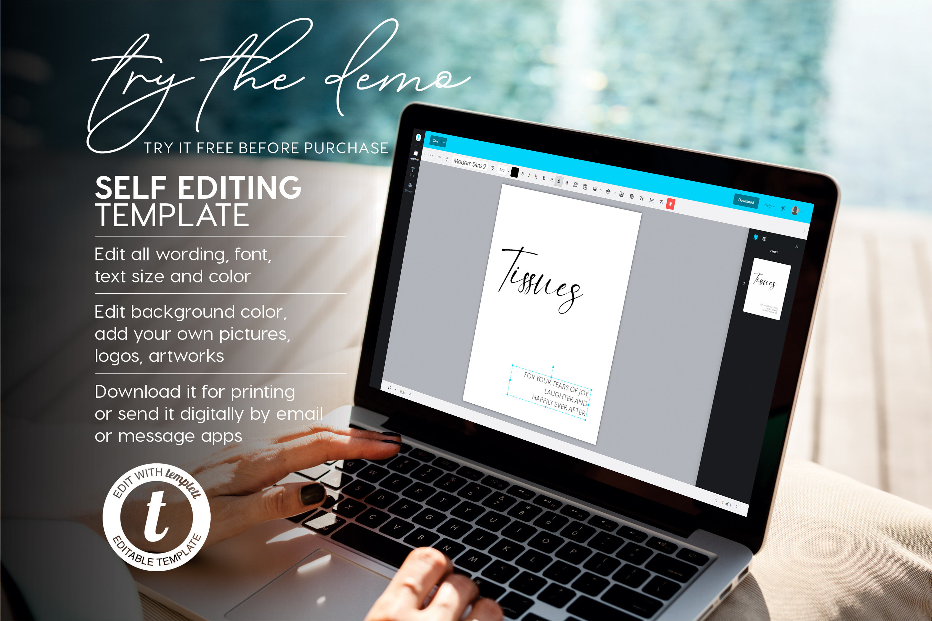 Tissues Sign Wedding Tissues Sign Wedding Signage lwtboho - Etsy