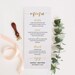 Menu Template Wedding, Gold Menu, Menu Card Template, Wedding Menu ...