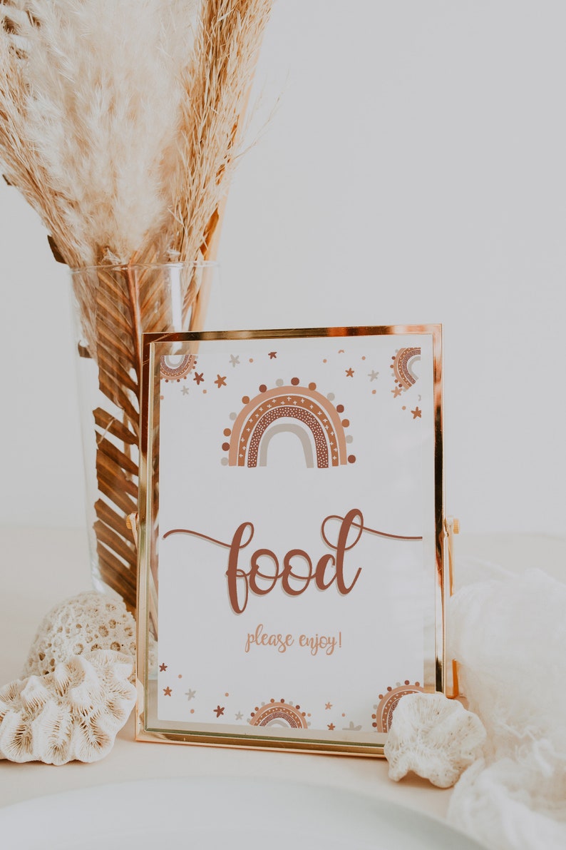 Food Sign Printable Food Sign Baby Shower Food Sign Baby | Etsy