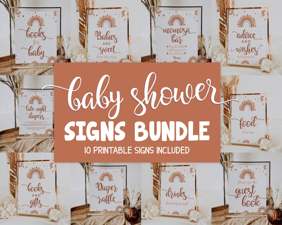 Food Sign Printable Food Sign Baby Shower Food Sign Baby | Etsy