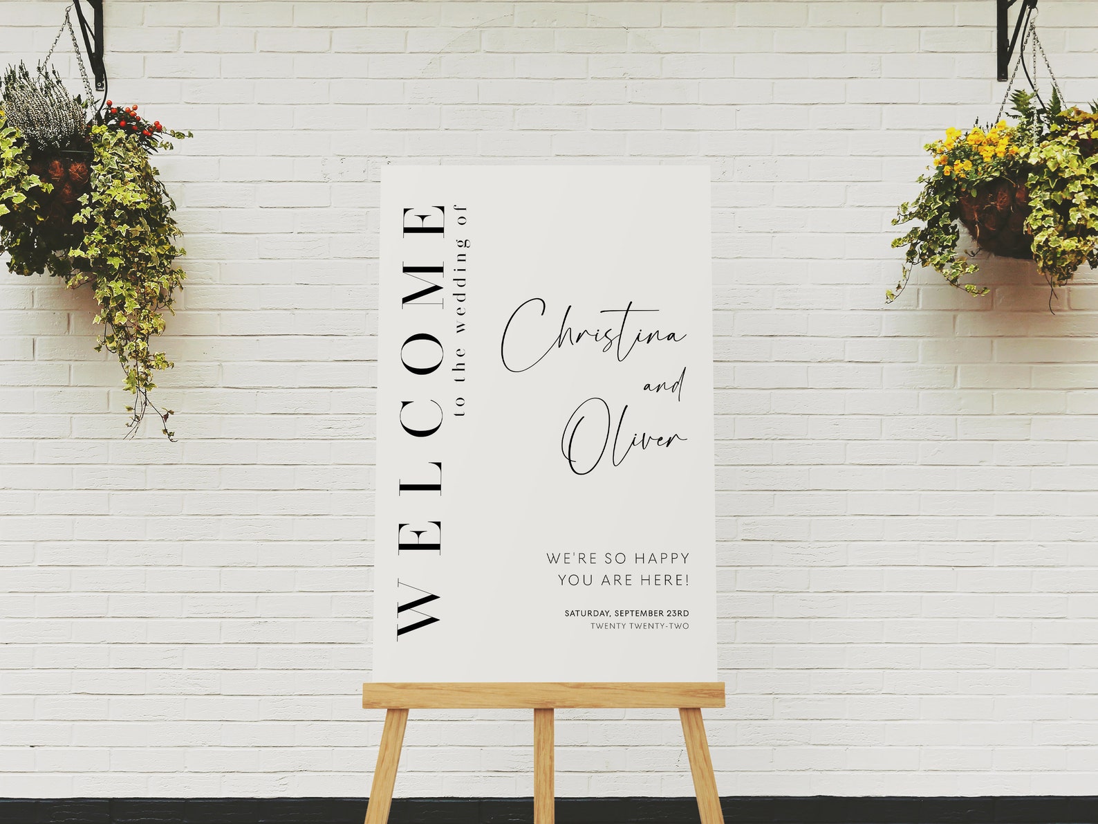 Welcome Sign Wedding Boho Welcome Sign Formal Welcome Sign - Etsy