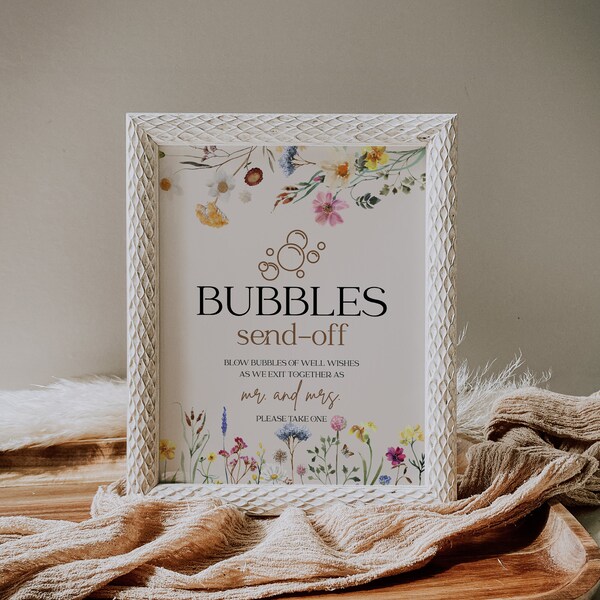 Wedding Bubble Sign - Etsy