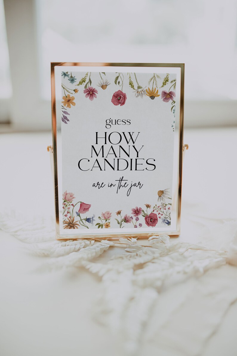 How Many Candies Sign Guess How Many Candies Game Guess - Etsy