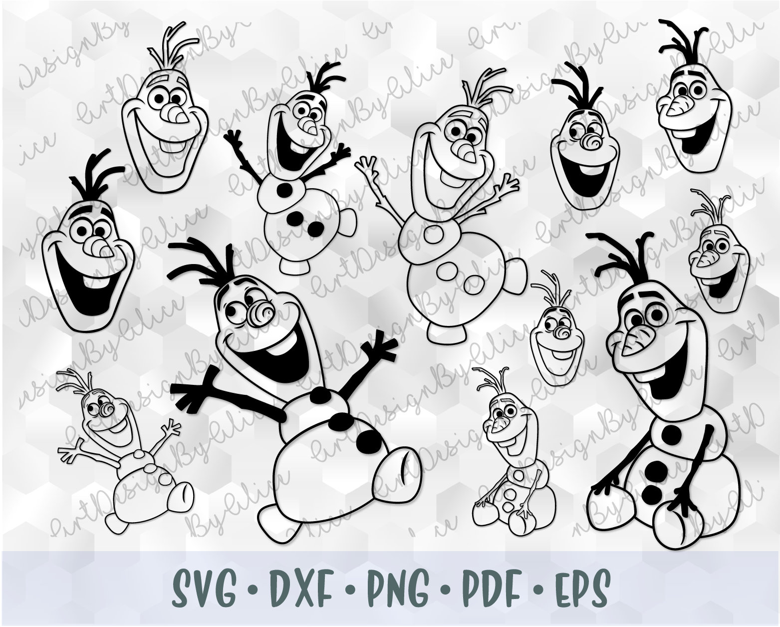 Olaf Head Printable - Printable Word Searches
