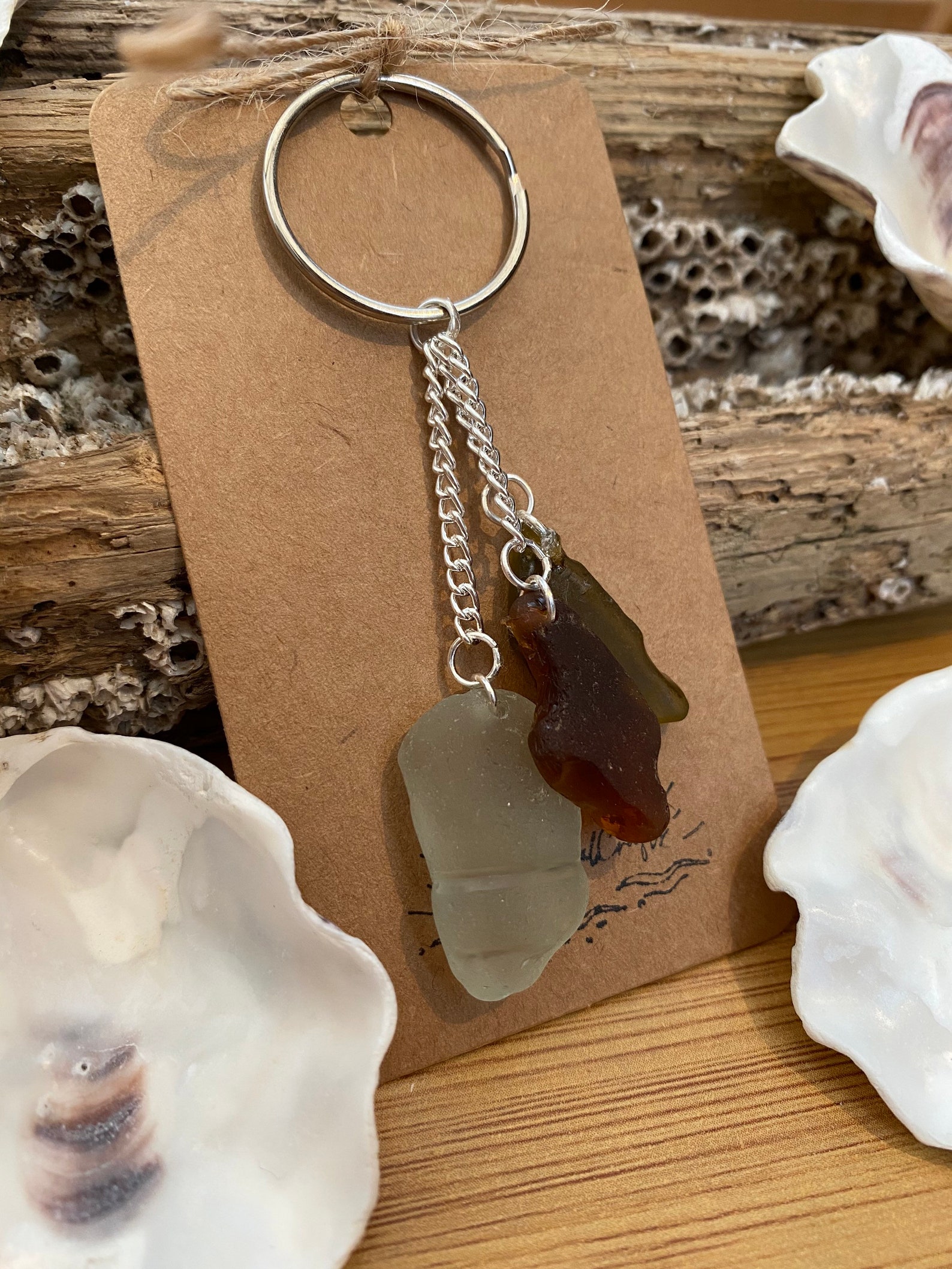 Mystery Sea Glass Keyring Random Pick Pick and Mix Keyring - Etsy