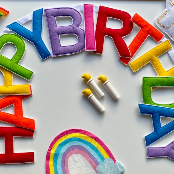 Birthday Bunting - Etsy