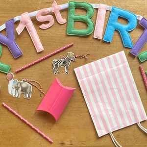 Pastel Happy Birthday Bunting - Etsy