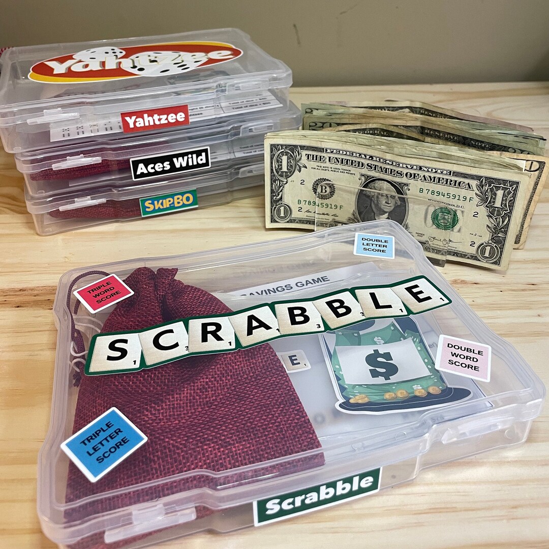 Scrabble Savings Challenge Game - Etsy