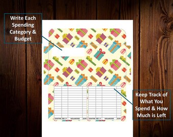 Watercolor Rainbow Printable Cash Envelopes With Transaction - Etsy