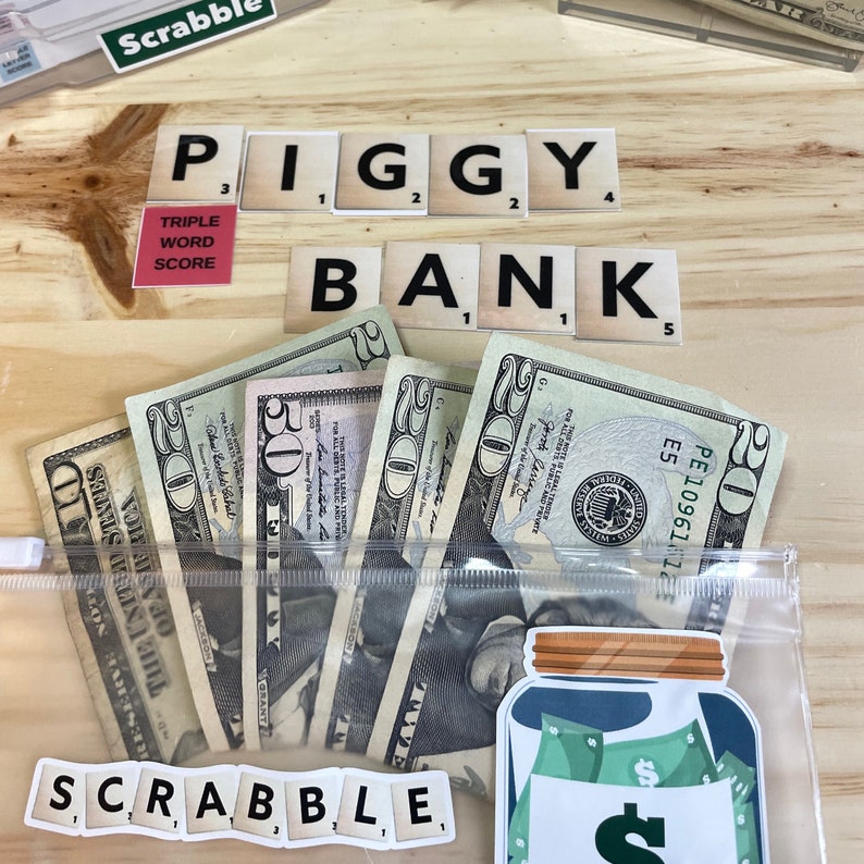 Scrabble Savings Challenge Game - Etsy