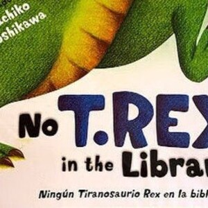 No T. Rex in the Library - Cheerios Kids Book - Etsy