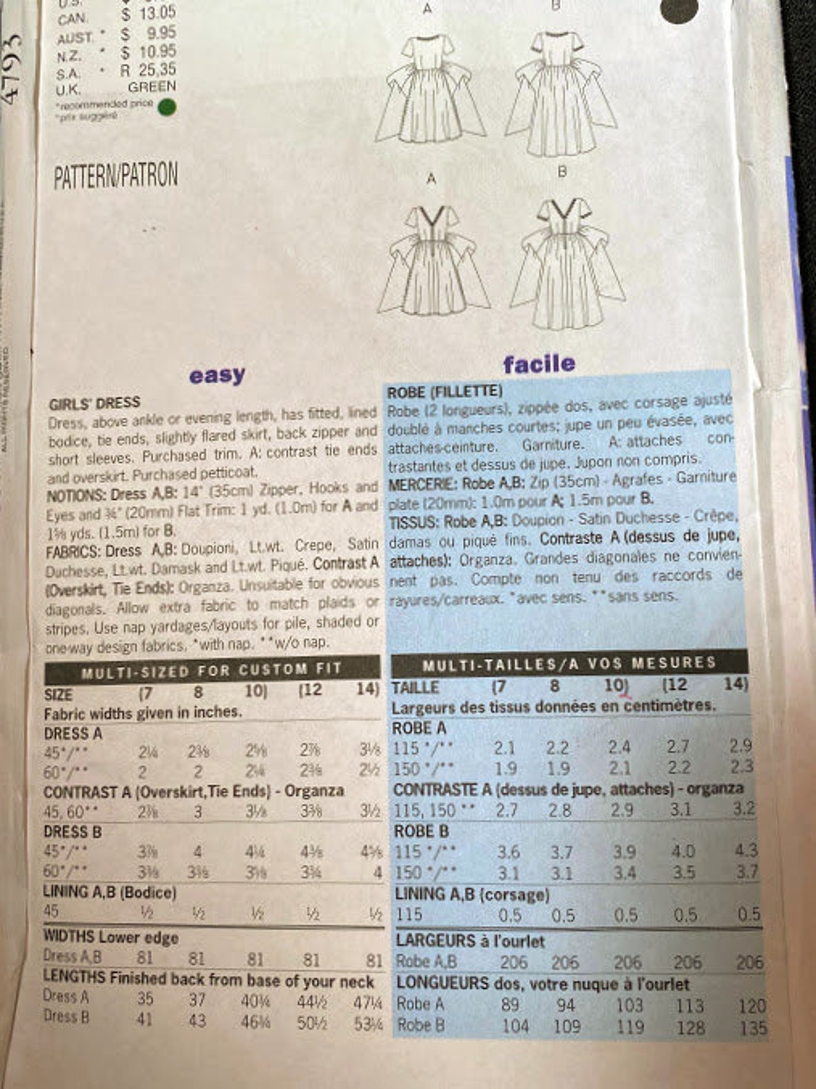 Easy Enchanting Girl's Dance Dress-sewing Pattern - Etsy