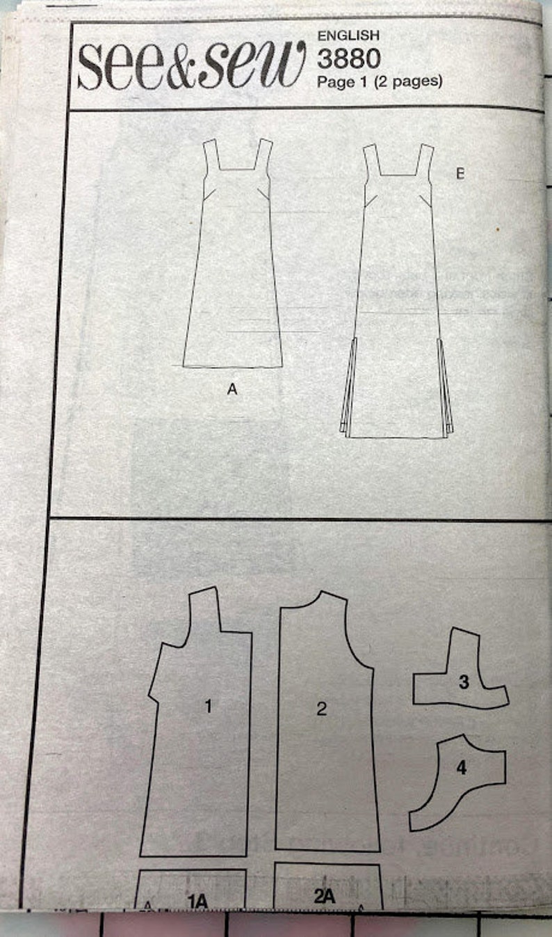 See N Sew Very Easy Dress and Jacket Sewing Patterns - Butterick 3880 ...