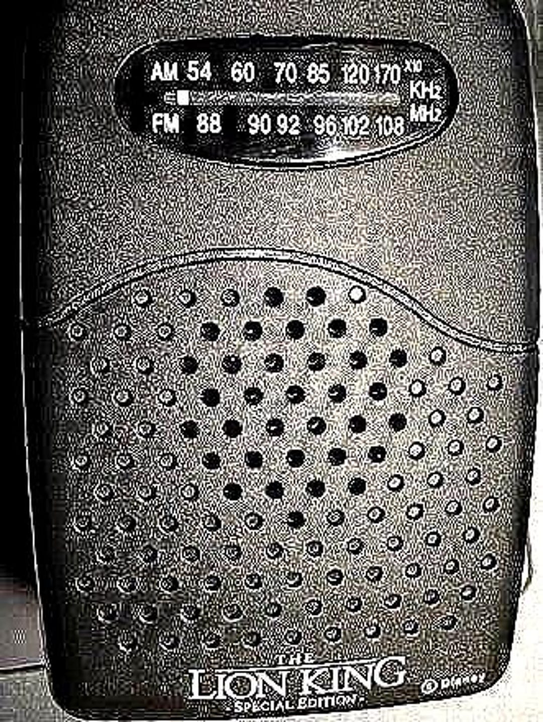 Disney Lion King Special Edition AM/FM Radio (limited Stock) - Etsy