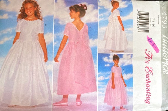 Easy Enchanting Girl's Dance Dress-sewing Pattern - Etsy