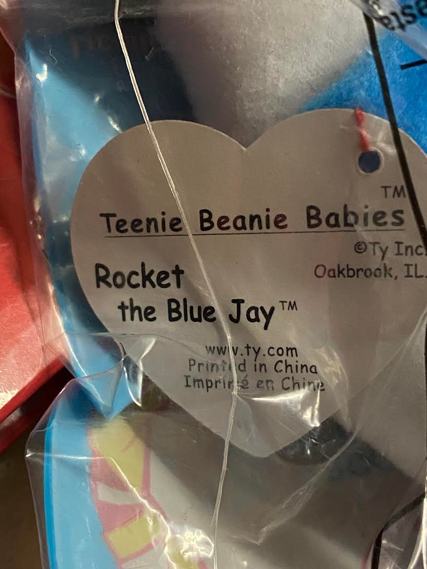 Ty Rocket the Blue Jay - Mcdonald's Toy Beanie Baby With Errors - Etsy