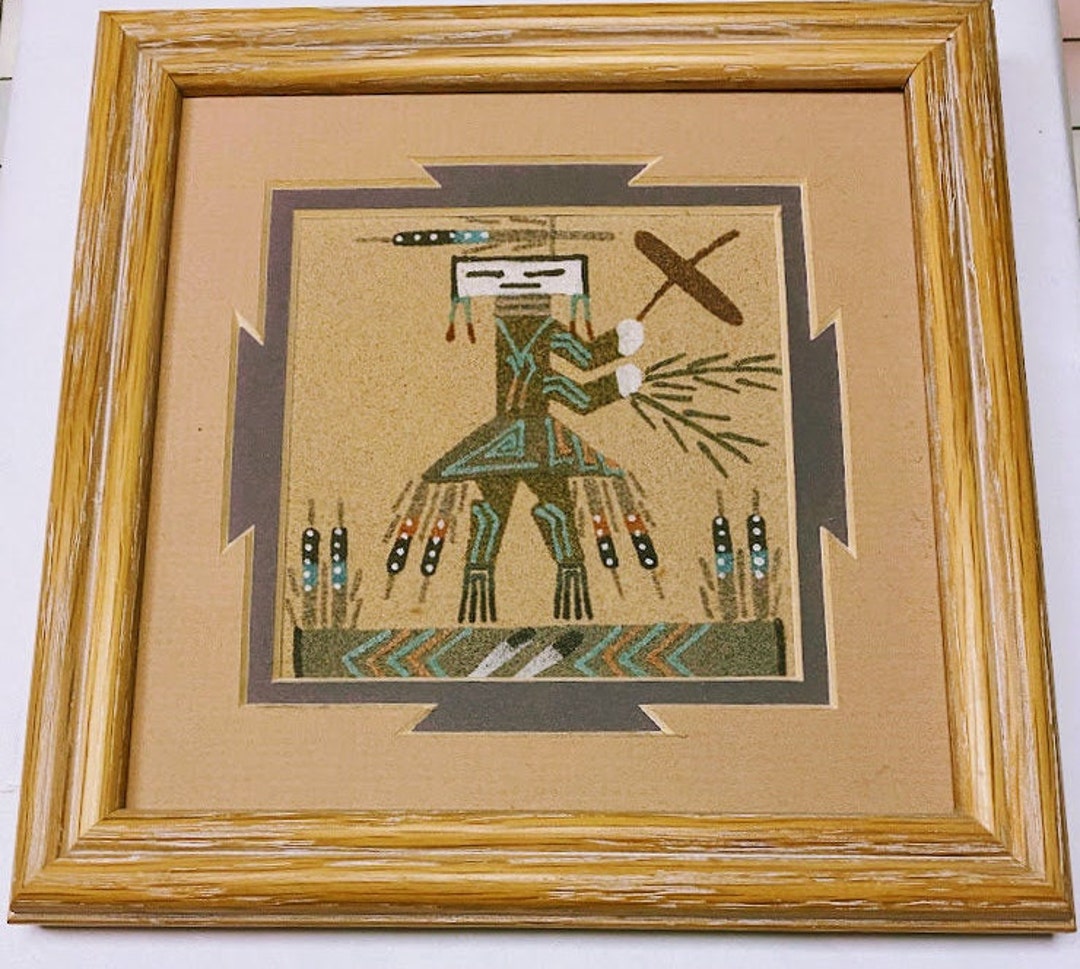 The Female Yei Sand Painting - Signed - Etsy