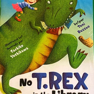 No T. Rex in the Library - Cheerios Kids Book - Etsy