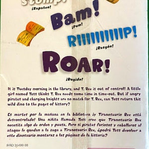 No T. Rex in the Library - Cheerios Kids Book - Etsy