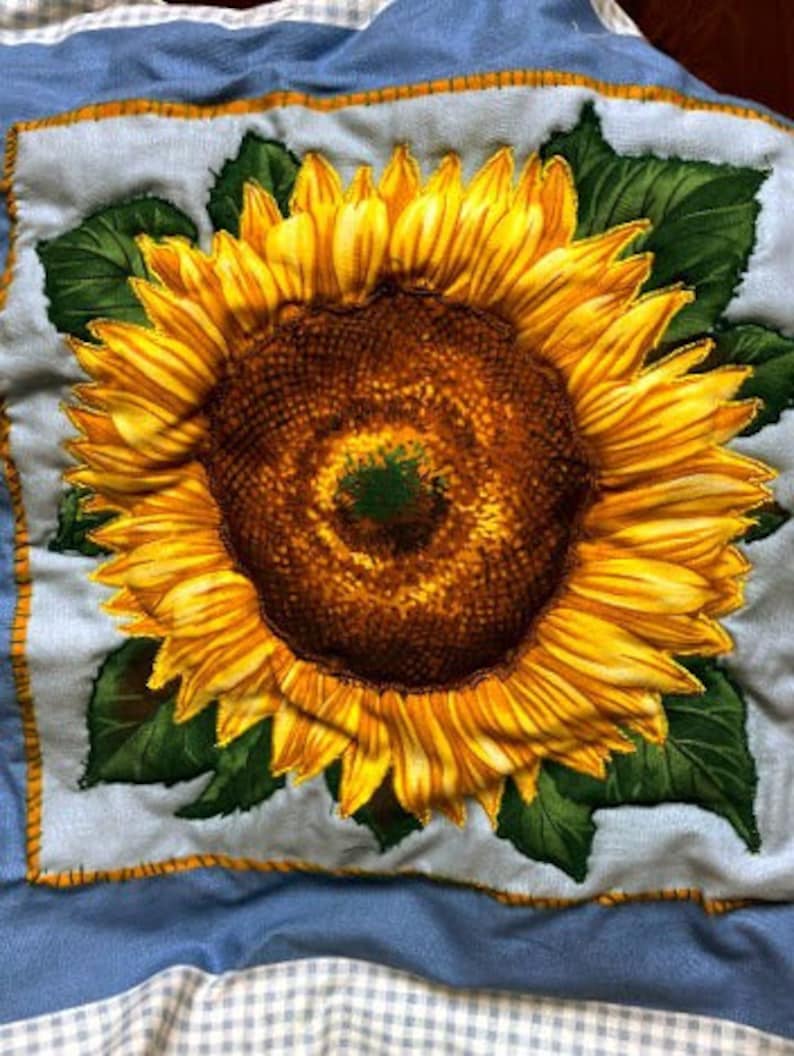 Sunflower Fabric Panels - Etsy