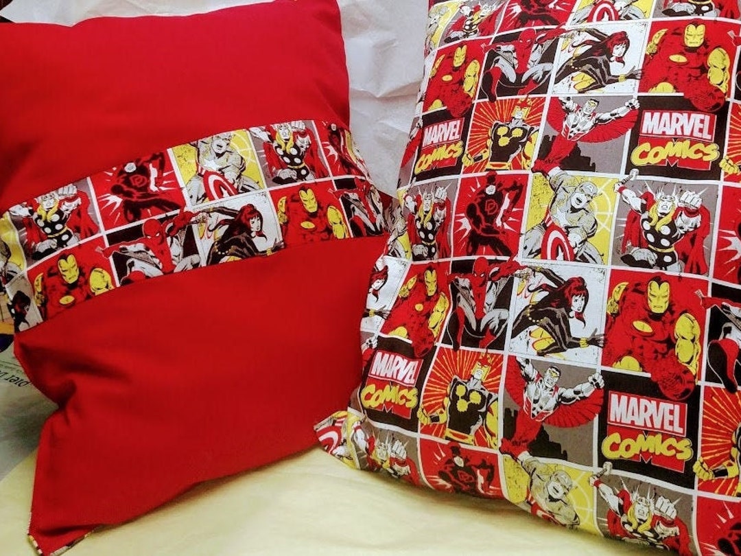 Marvel Comics Plush Pillows - Featuring Spider-man, Thor & Super Heroes ...