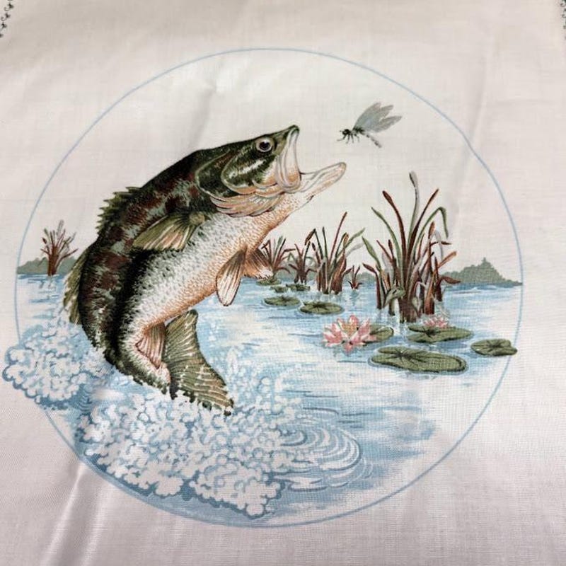 Bass Quilt Panel - Etsy