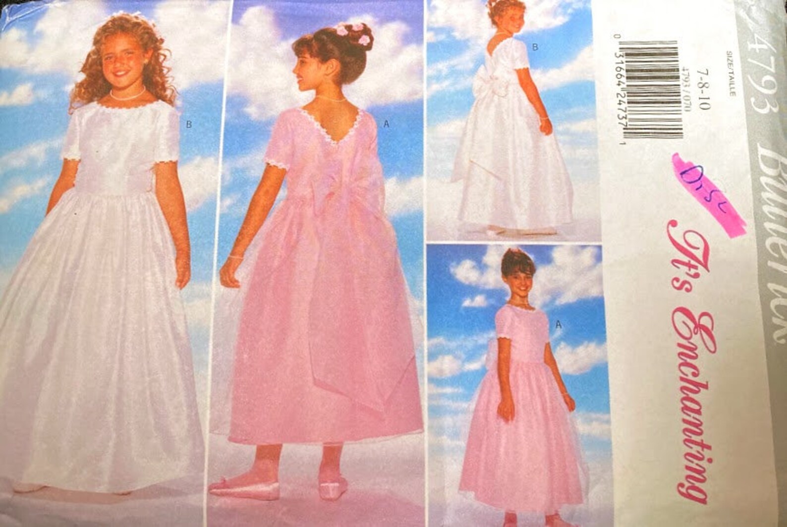 Easy Enchanting Girl's Dance Dress-sewing Pattern - Etsy