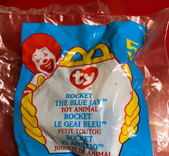 Ty Rocket the Blue Jay - Mcdonald's Toy Beanie Baby With Errors - Etsy