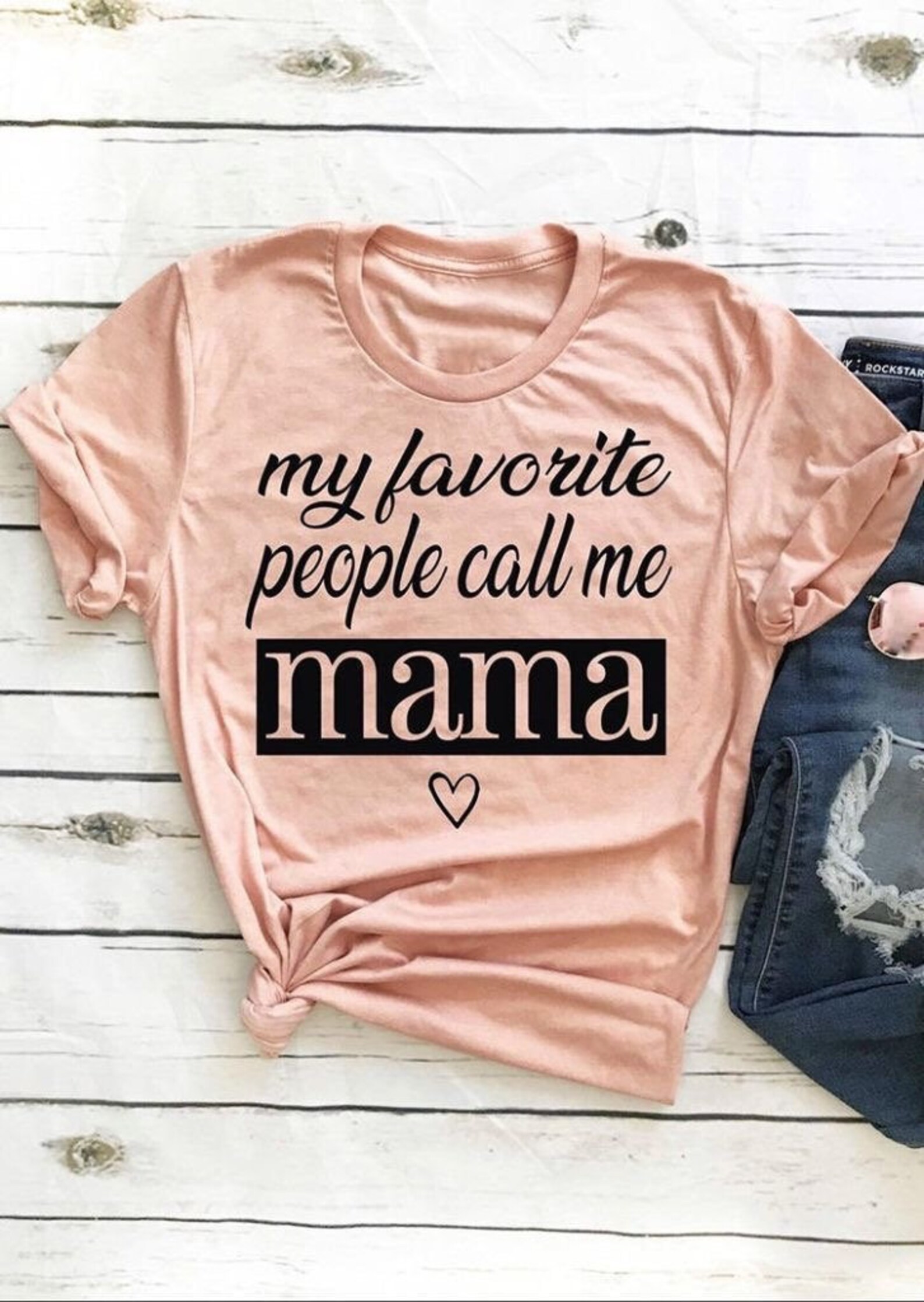 My Favorite People Call Me Mama Mama Shirt Mom-life Shirt - Etsy