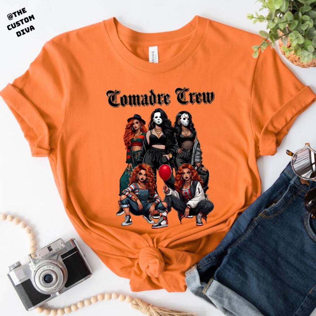 Comadre Crew Halloween Girl Shirt, Halloween Girl Funny Shirt, Best ...