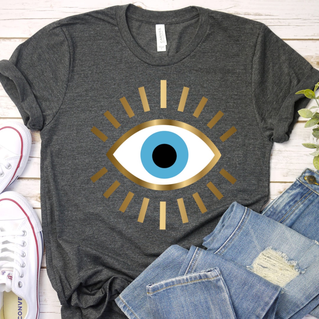 Evil EYE Shirt, Spiritual Protection Tee, Best Friend Gift, Birthday ...