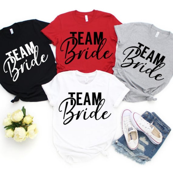Team Bride Shirts Team Bride T-shirt Team Bride T Shirt | Etsy