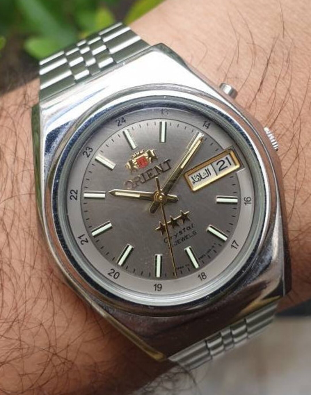 Vintage Orient Crystal 3 Star Automatic Railway Time 21 Jewels - Etsy