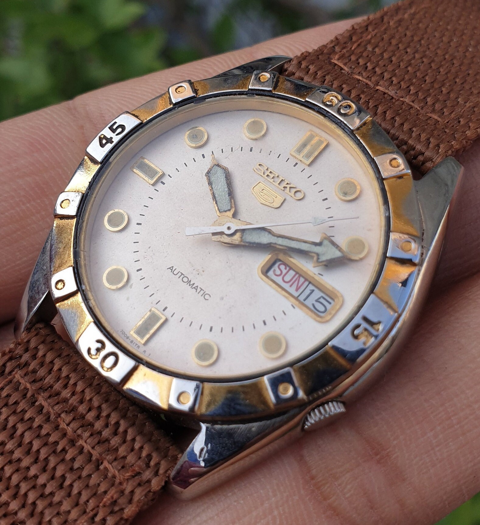 Vintage Seiko 5 Automatic Diver Fixed Bezel Movement No 7009 - Etsy