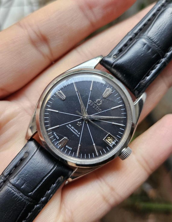 Rare Vintage Titus Titomatic 30 Jewels Swiss made Aut… - Gem