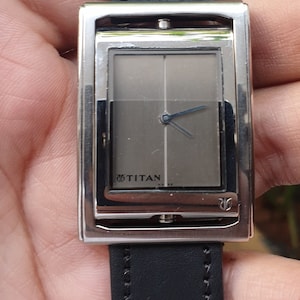 Vintage Geniune Titan Reverso Double White & Silver Face Reversible ...