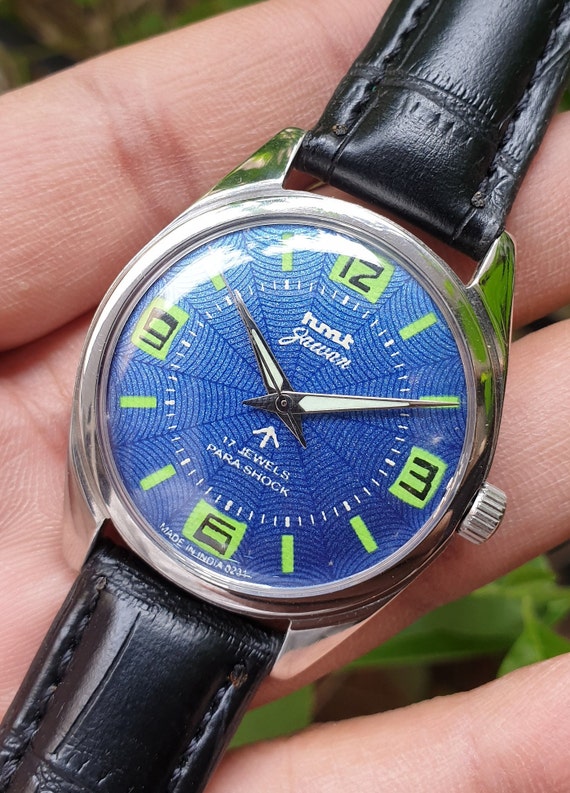 Vintage Hmt Jawan Military Manual Winding 17 Jewels W… - Gem