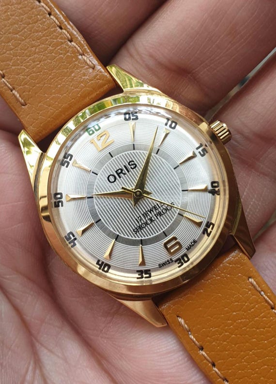 Rare Vintage Oris ST96 White Dial Hand Winding Swissm… - Gem