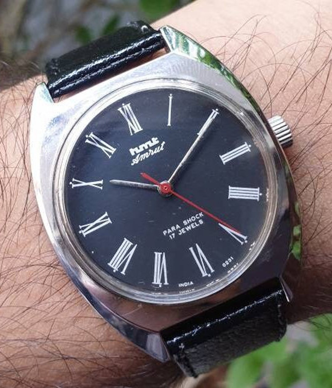 Vintage HMT Amrut Hand Winding 17 Jewels Men's Wrist Watch - Etsy