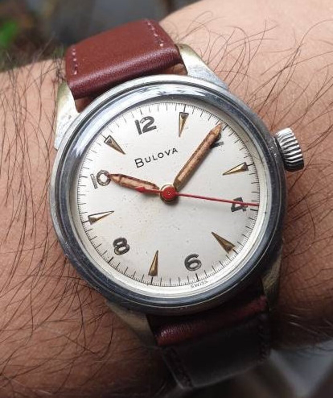 1950s Bulova Manual Winding Cal 10BUC 17 Jewels Movement Swiss Made ...