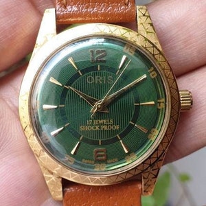 Vintage Oris ST96 Hand Winding 17 Jewels Swiss Made Men's Wrist Watch - Etsy