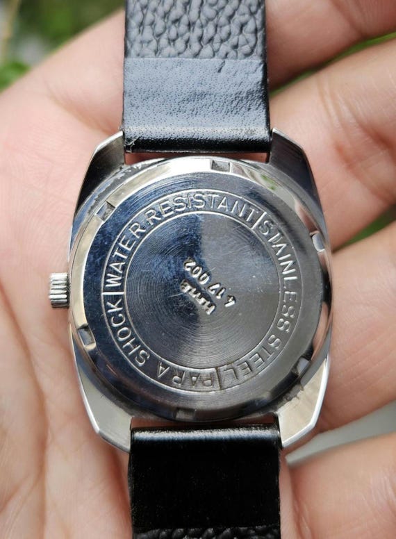 Vintage Hmt Vijay Silver Sunburst Dial Manual Winding… - Gem
