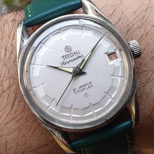 Vintage Titoni Airmaster Titoflex Manual Winding 21 Jewels - Etsy