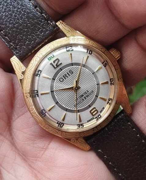 Rare Vintage Oris White Dial Hand Winding Wrist Watch - Etsy