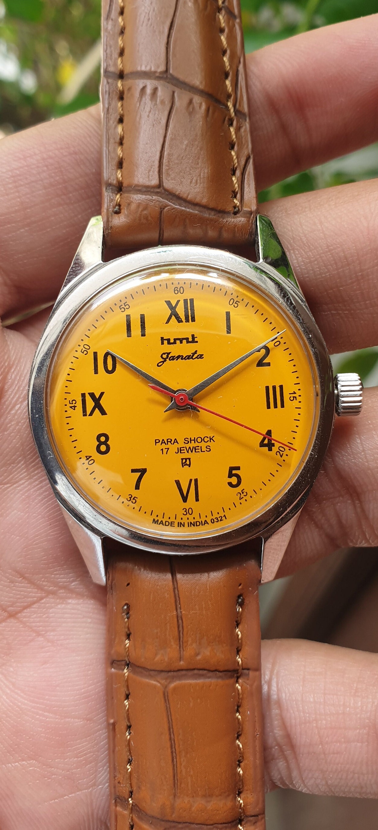 Vintage HMT Janata Roman Numerals 17 Jewels Hand Winding Mens - Etsy