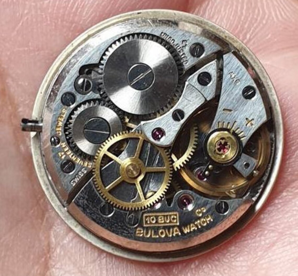 1950s Bulova Manual Winding Cal 10BUC 17 Jewels Movement Swiss - Etsy