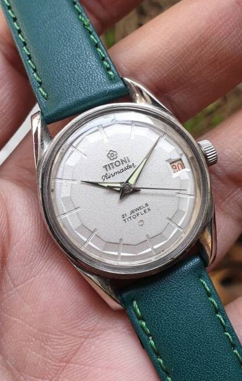 Vintage Titoni Airmaster Titoflex Manual Winding 21 Jewels - Etsy