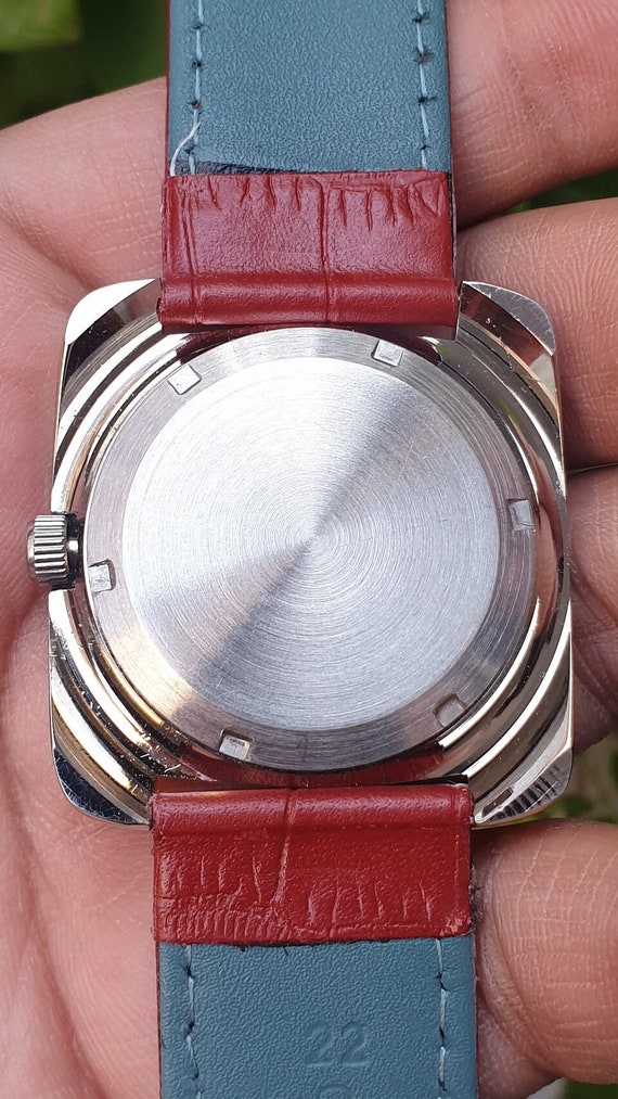 Vintage Jaeger Lecoultre Club Red Dial Automatic Swis… Gem